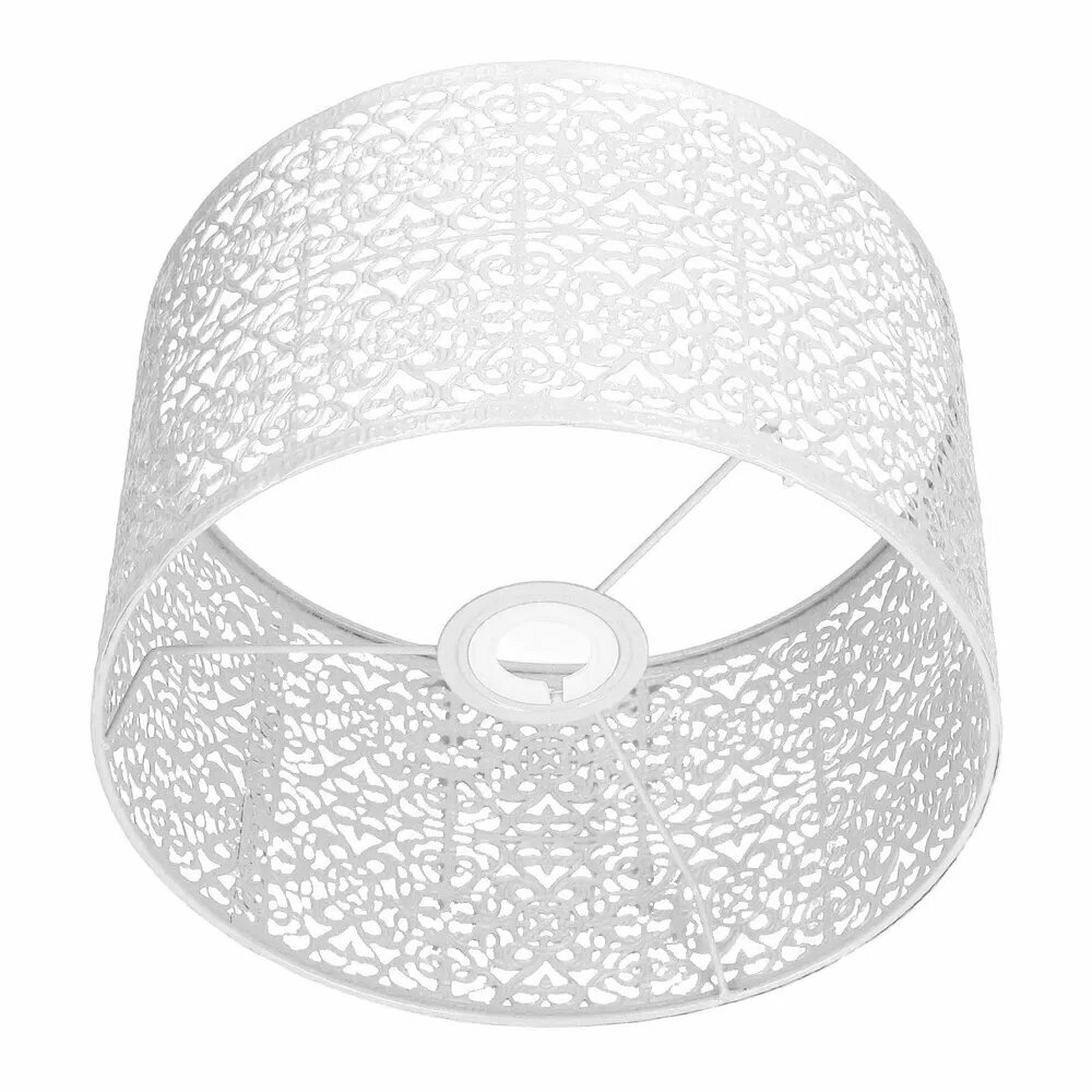 Абажур лампы, металлический, E27 E14, универсальный, хорошее тепловыделение, белый цвет