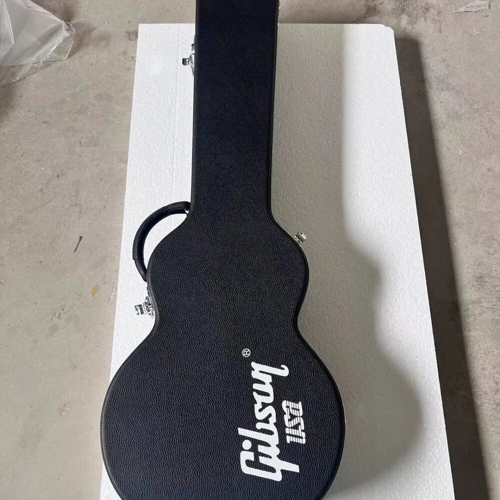 Чехол для электрогитары Gibson SG из искусственной кожи, черный, для хранения и транспортировки