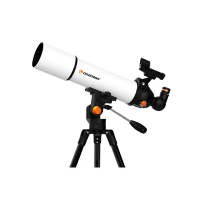 Астрономический телескоп Celestron для начинающих, рефрактор, азимутальная монтировка, белый
