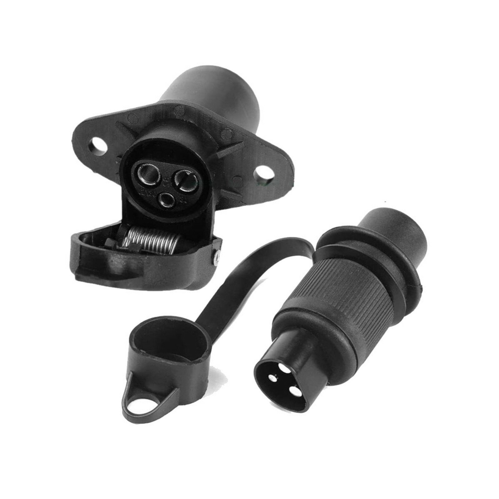 Адаптер MyPads для вилки прицепа с европейской 3-контактной розеткой, с водозащищённым колпачком