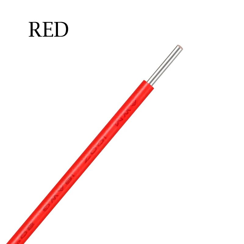 Красный кабель 22AWG, 20 метров