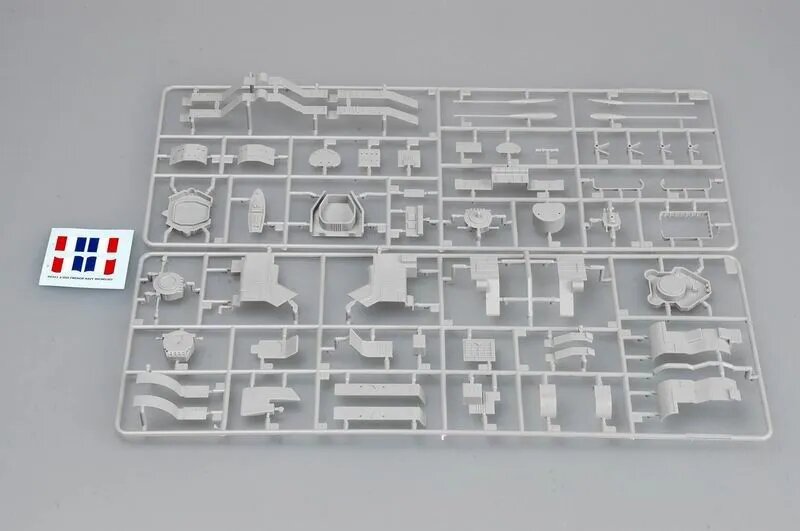 Сборная модель французского линкора Ришелье 1/350, без клея, Вторая мировая война, ABS пластик — фото 1