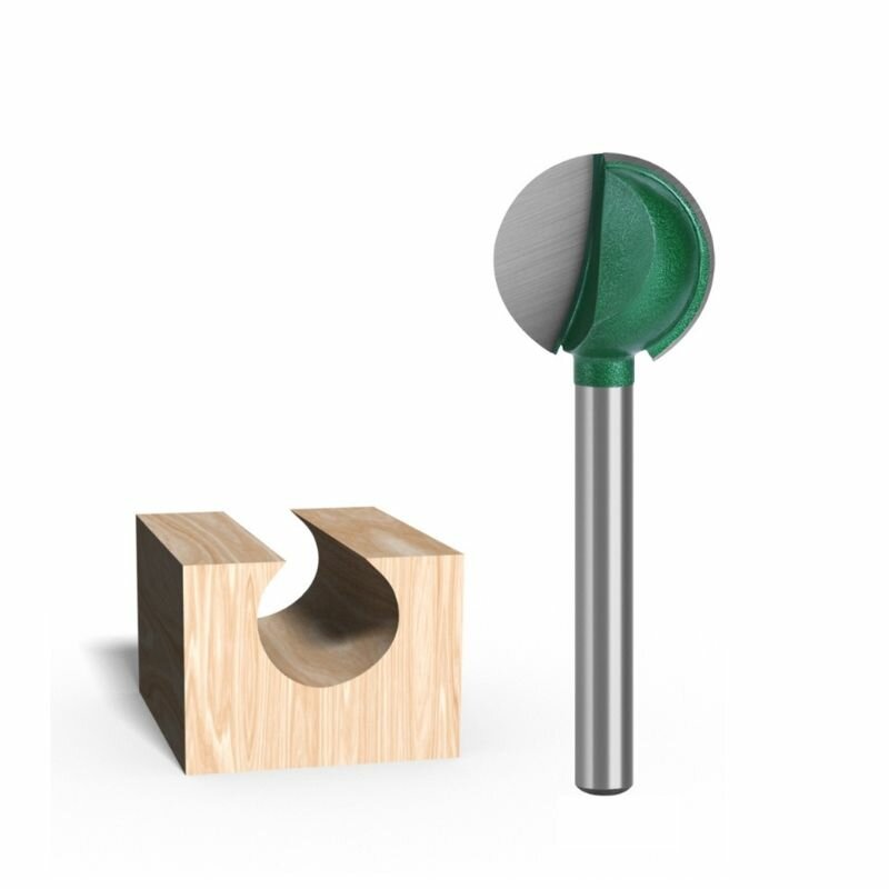 Круглая шаровая фреза с удлиненным хвостовиком, гравировальная шаровой головкой-6x22