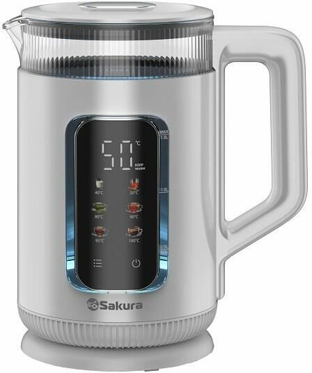Чайник электрический SA-2751DW 1,5л белый