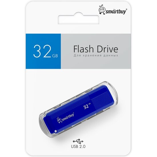 USB флешка Smartbuy 32Gb Dock blue USB 2.0