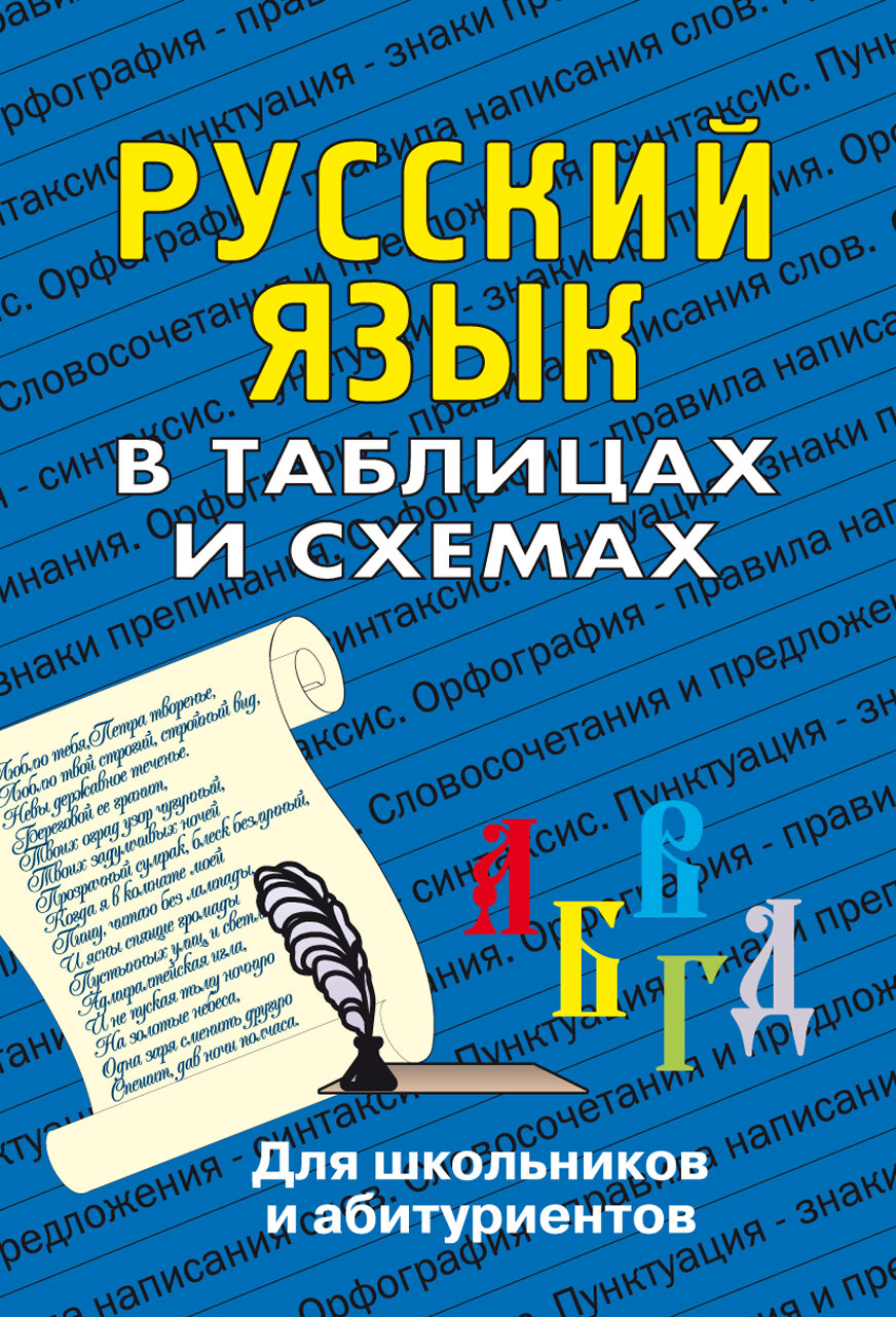 Русский язык в таблицах и схемах. Для школьников и абитуриентов