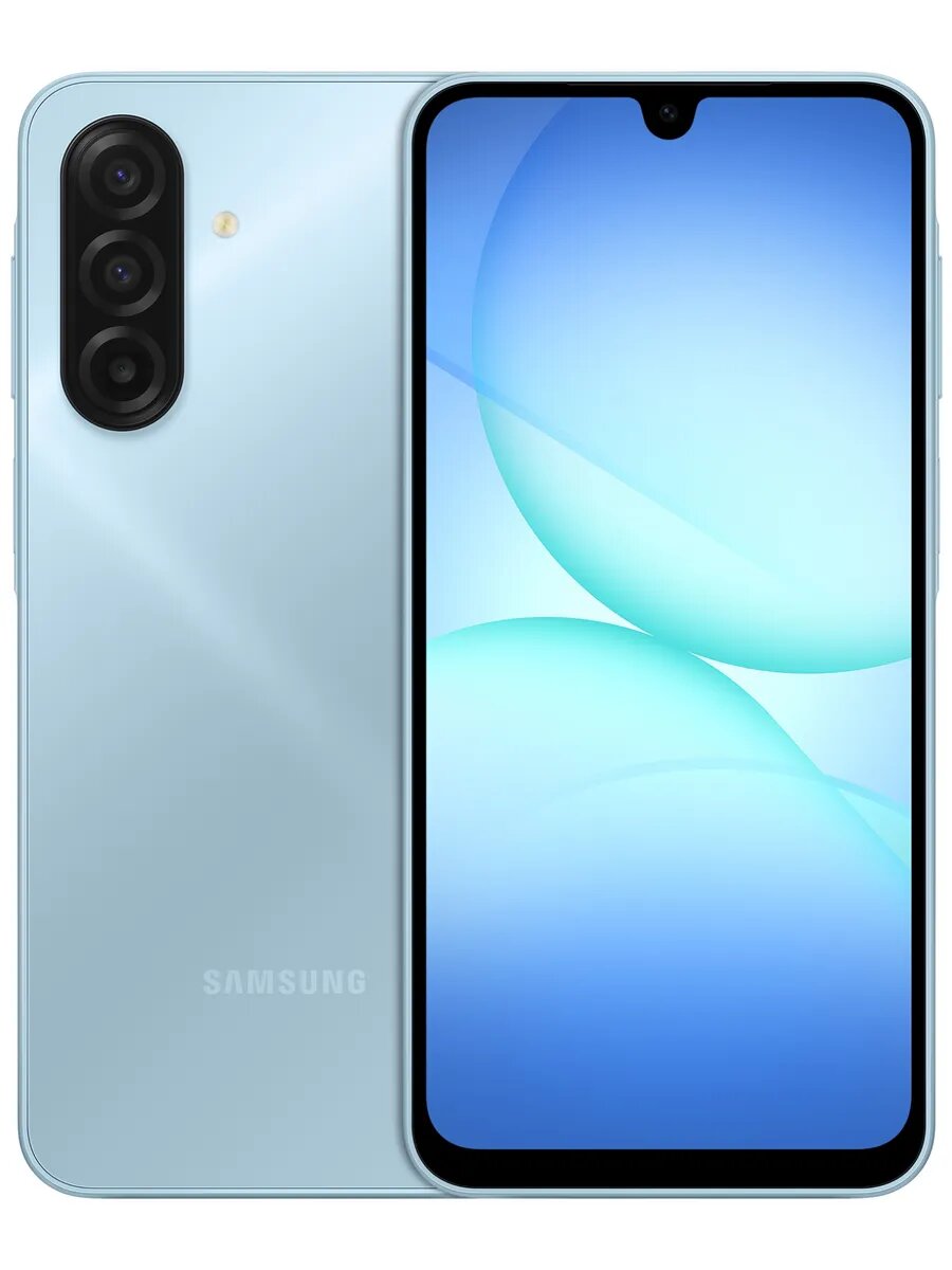 Смартфон Samsung Galaxy A17 SM-A175F 128Gb/6Gb (SM-A175FLBCCAU) голубой