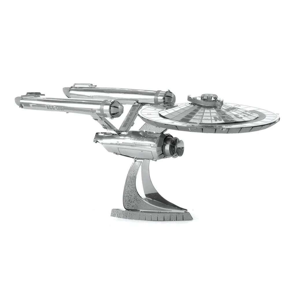 3D-пазл Звездный путь USS Enterprise NCC-1701 из нержавеющей стали, для взрослых и подростков — фото 1
