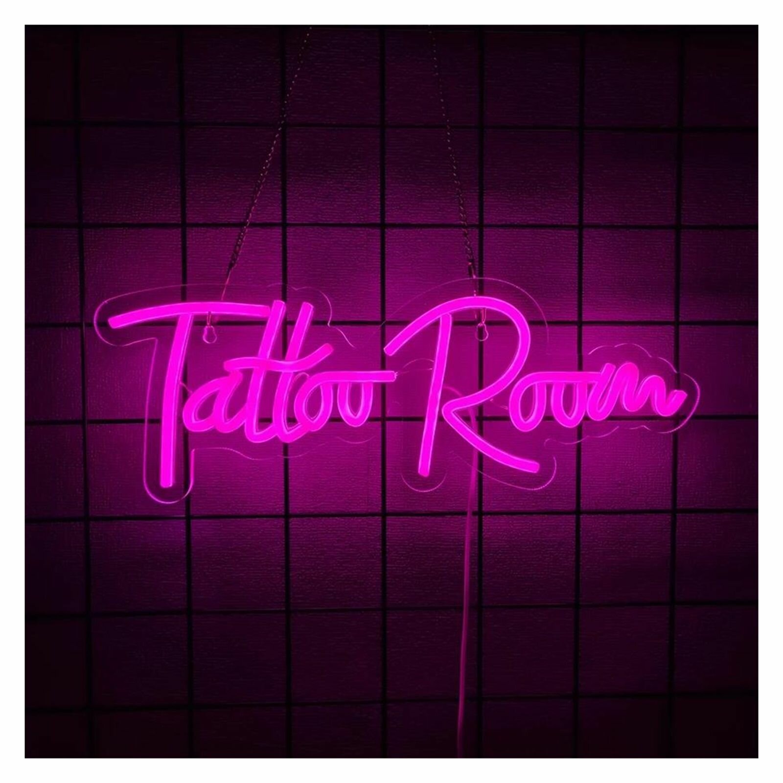 Tattoo Room Декор Неоновой Вывески 40смх15см