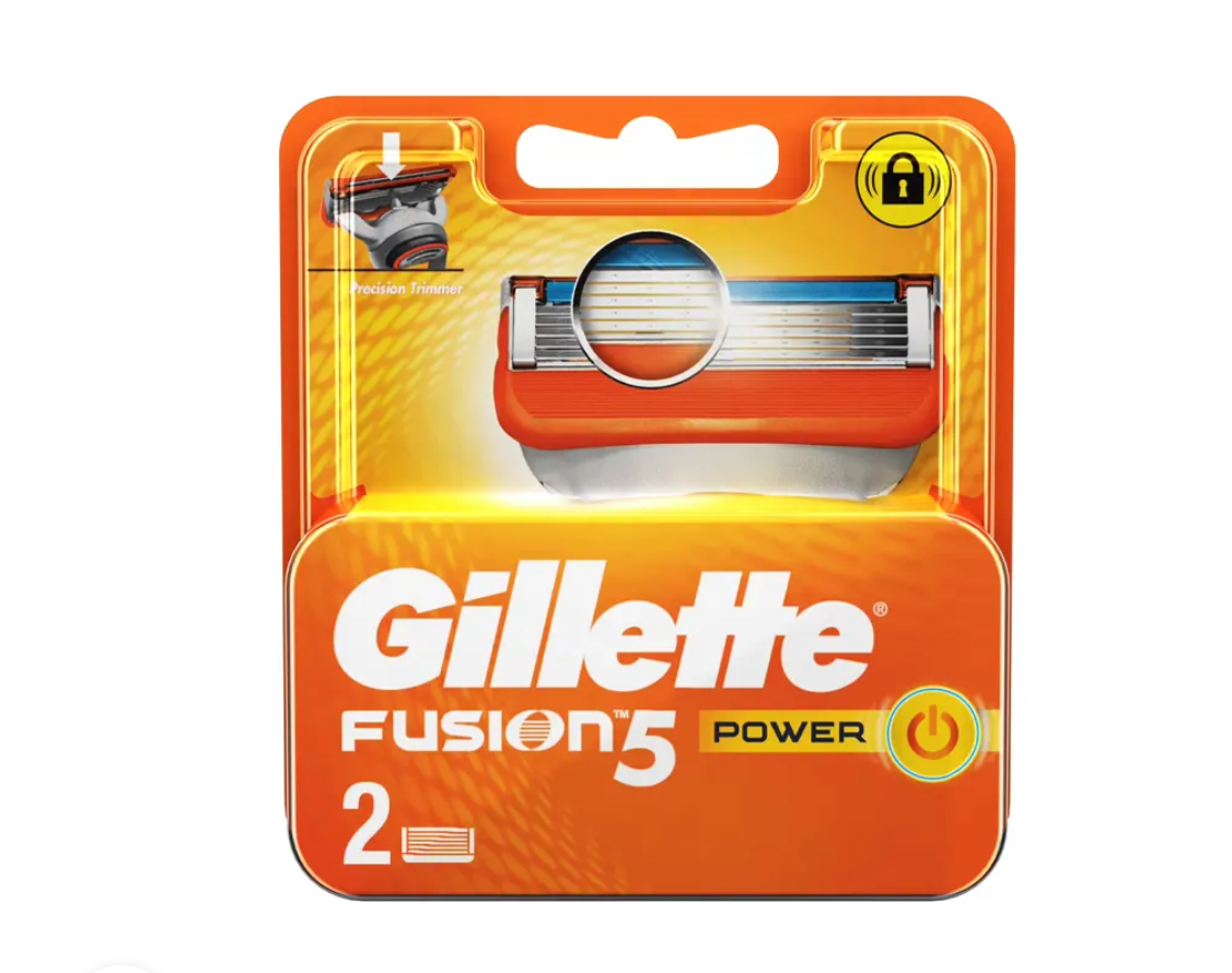 Сменные кассеты Gillette Fusion5 Power, 2 шт.