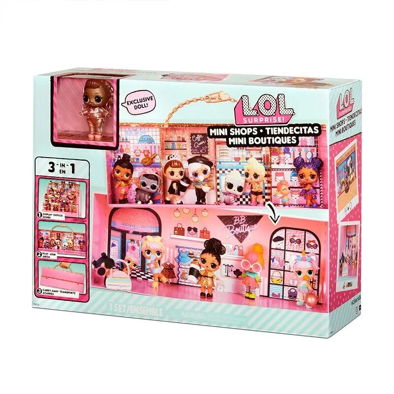 Игровой набор LOL Surprise Mini Shops Tiendecitas Mini Boutiques с эксклюзивной куклой