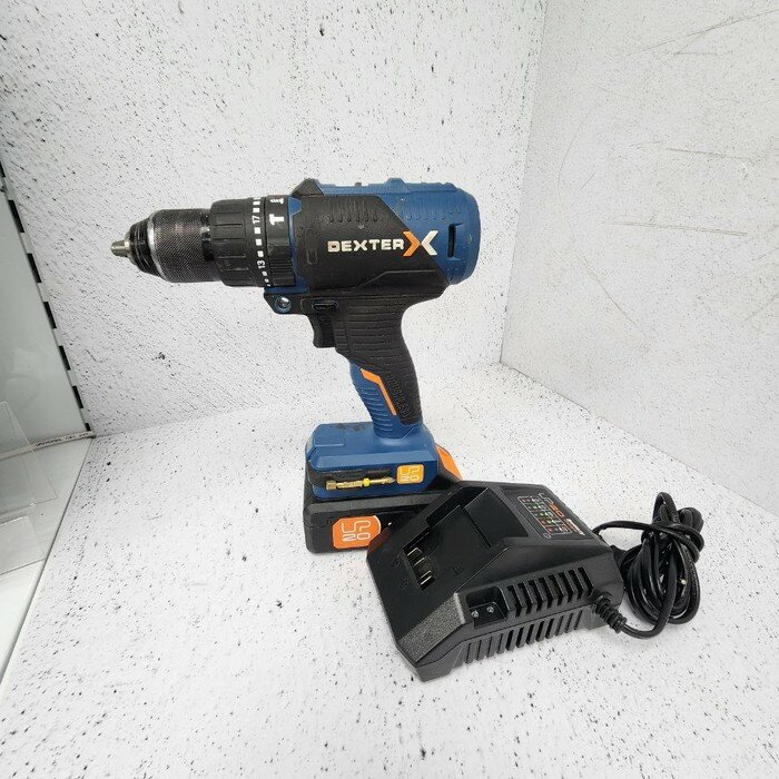 Шуруповерт Dexter 20VIDV3-60BLA.1