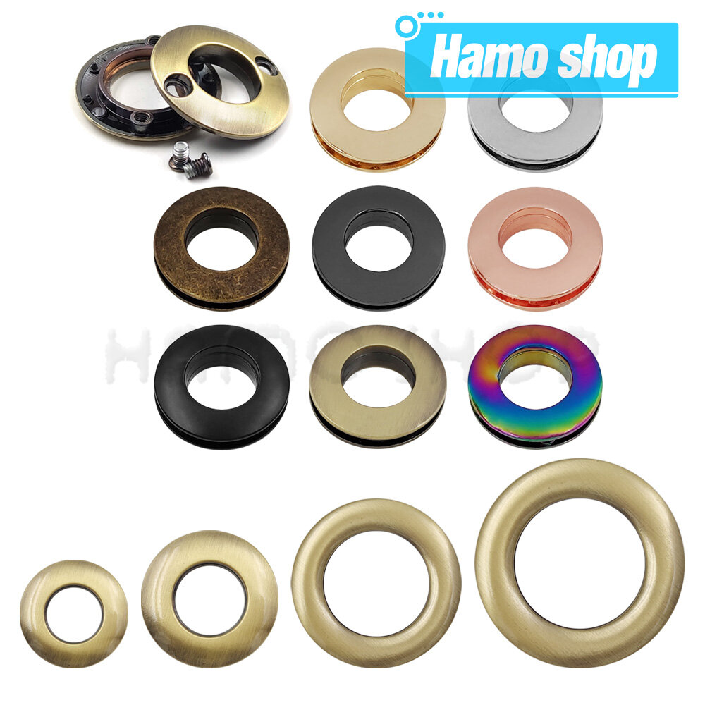 Люверсы с винтом, 2 шт, Люверс винтовой для изделий галантерейной, обувной, швейной