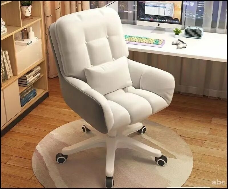 Игровое компьютерное кресло, белый, серый