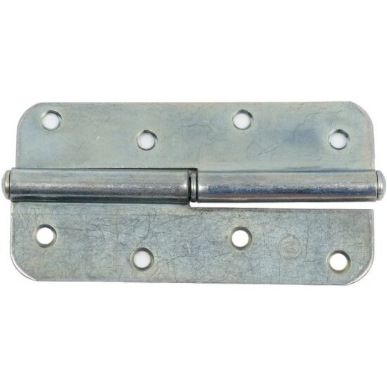 Петля накладная Россия ПН1-130 левая, цинк, 4 шт, (Металлист), 91555