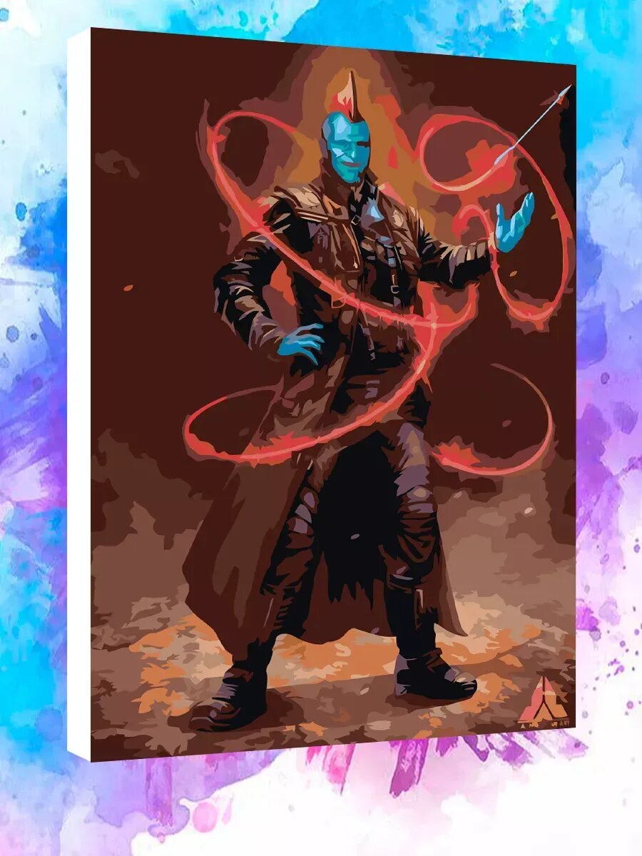 Картина по номерам Йонду Марвел Marvel Кино