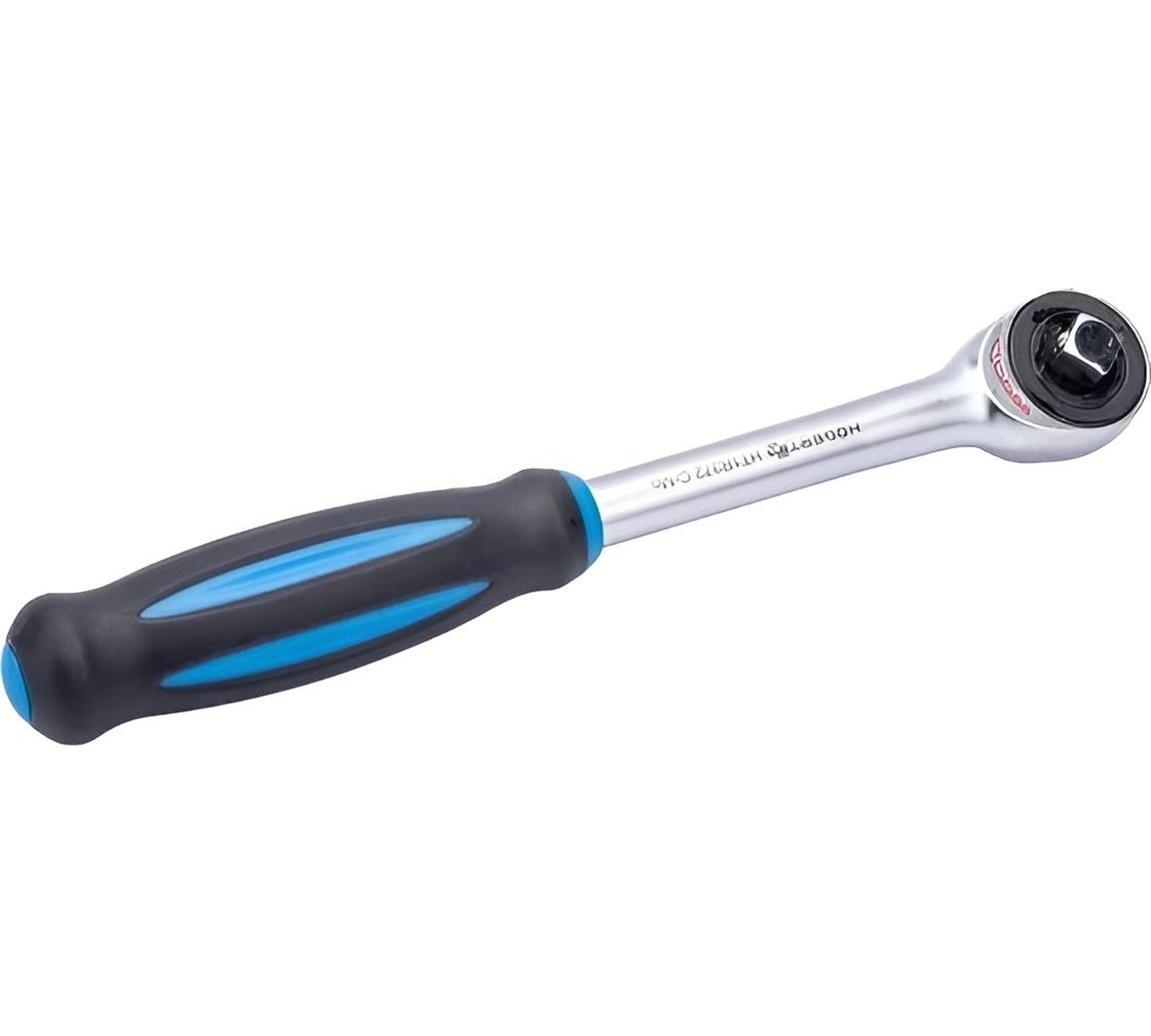 Трещотка HOEGERT TECHNIK 1/2, 72T, сталь CrMo, с крутящейся ручкой HT1R372