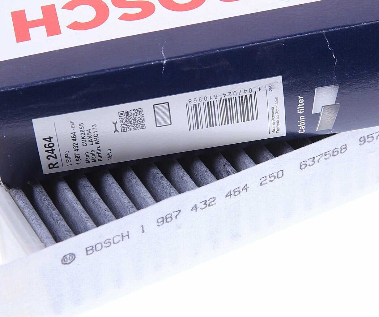 Фильтр салонный, для Вольво S60 1, S80 1, Ван 1 арт 1987432464 BOSCH