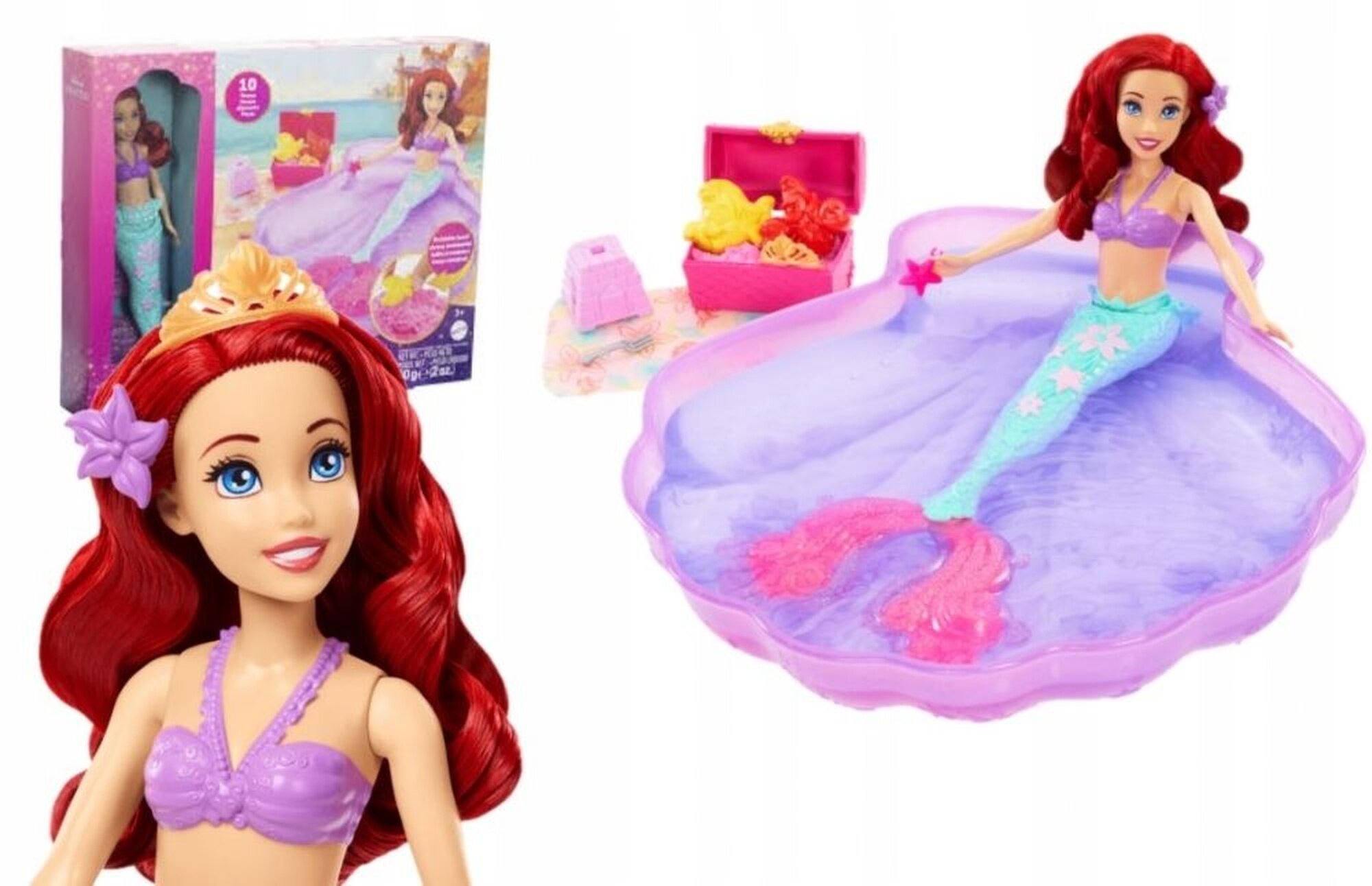 Кукла Mattel Disney Princess - Русалочка Ариэль с бассейном - Дисней Принцессы HWB39