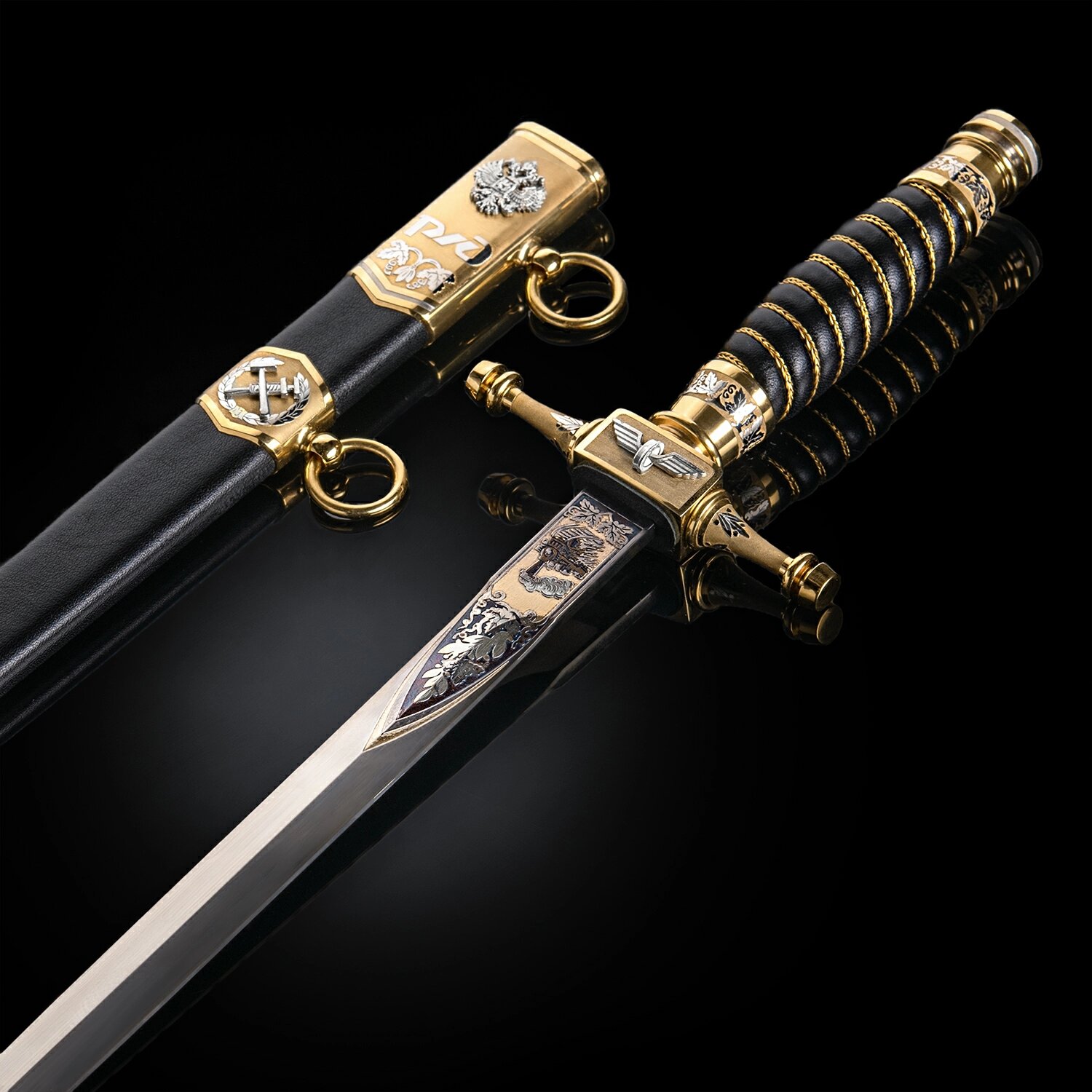 7082/ЗЛТ Златоуст Оружие сувенирное кортик РЖД