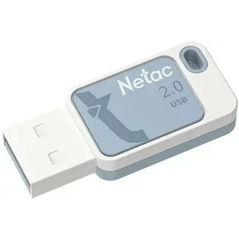 Флешка USB Flash Netac NT03UA31N-064G-20BL, Белый 64 ГБ
