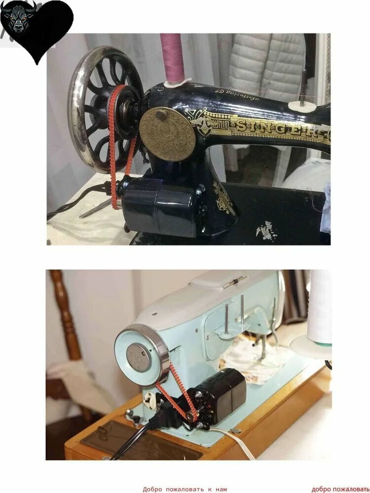 Педаль электропривод для швейных машин полный комплект 100W