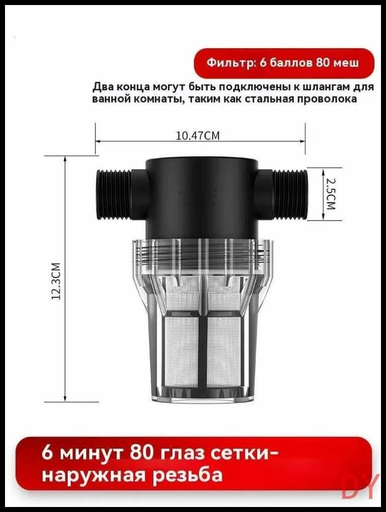 Фильтр для полива, Пластик