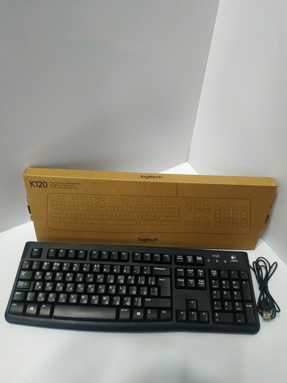 Клавиатура Logitech k120 USB