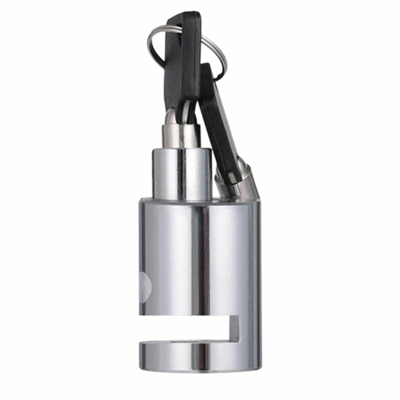 (1 шт) Велосипедный замок на тормозной диск, противоугонный, для электровелосипедов - Серебристый