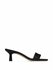 Босоножки Aeyde Square-toe leather sandals, размер 37.5, черный