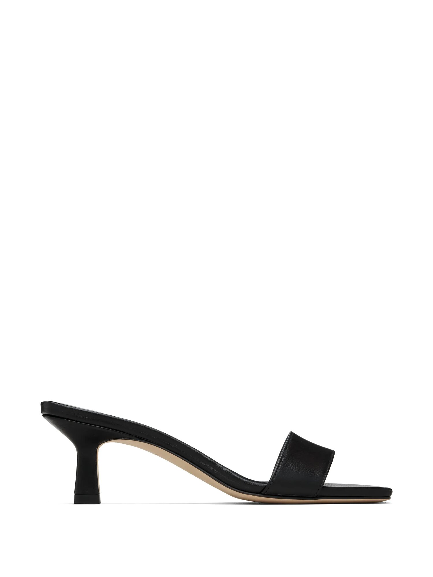 Босоножки Square-toe leather sandals