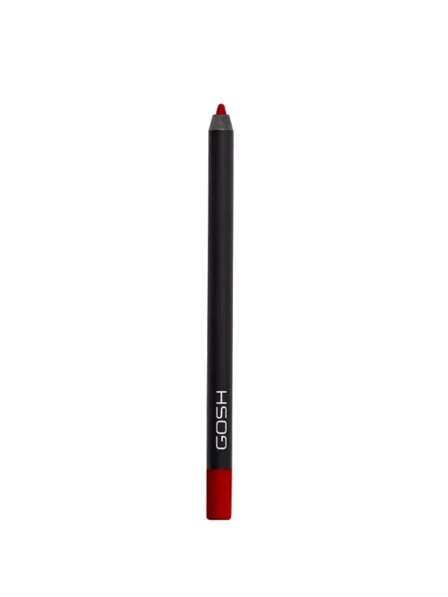 GOSH Карандаш для губ водостойкий Velvet Touch Lipliner Waterproof, 016 The Red, 1,2 г