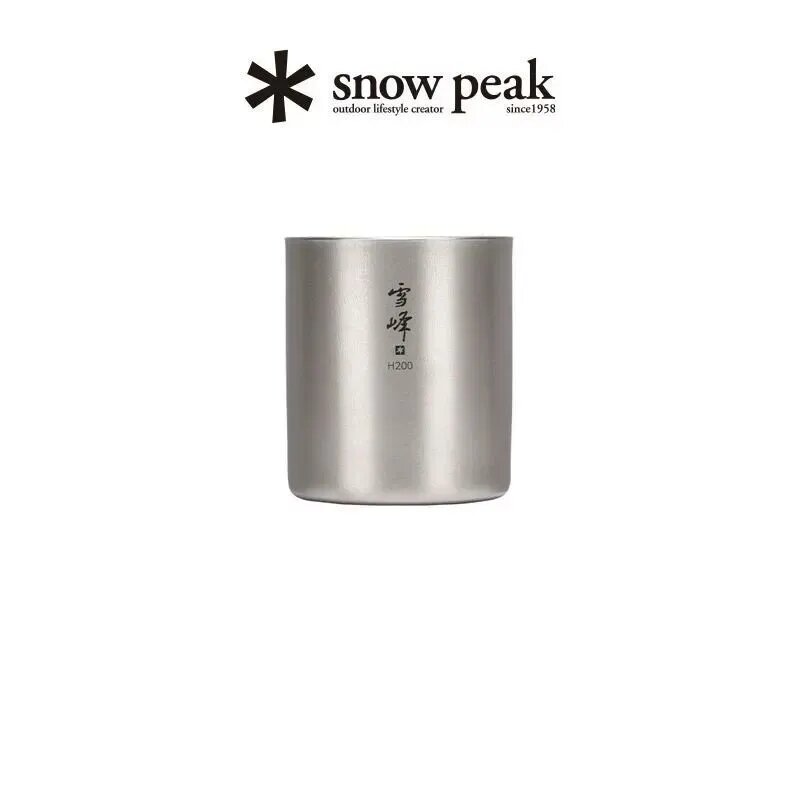 Бутылка для воды Snow peak Titanium Double Layer для кемпинга