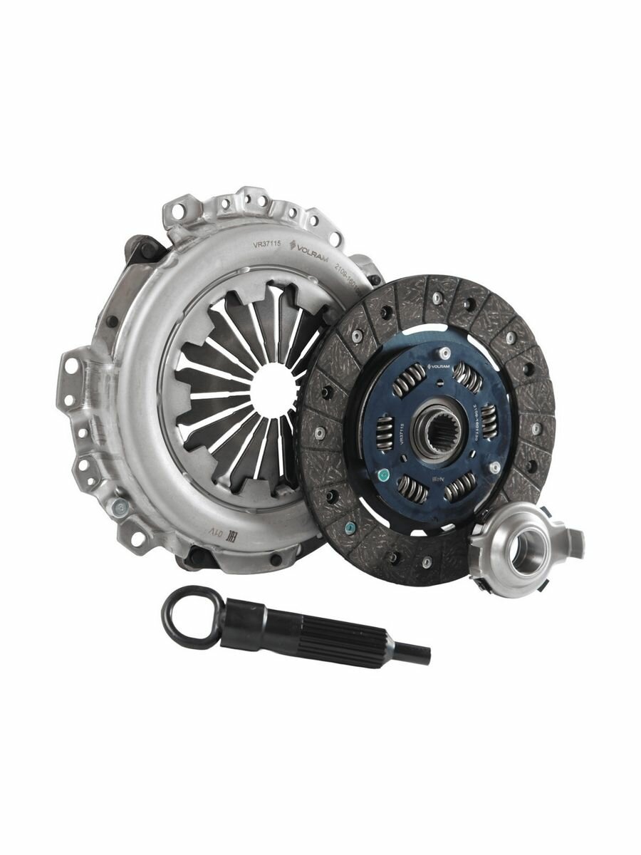 Комплект сцепления VOLRAM VR37115 для ВАЗ 2108-21099, ВАЗ 2113-2115 / Лада
