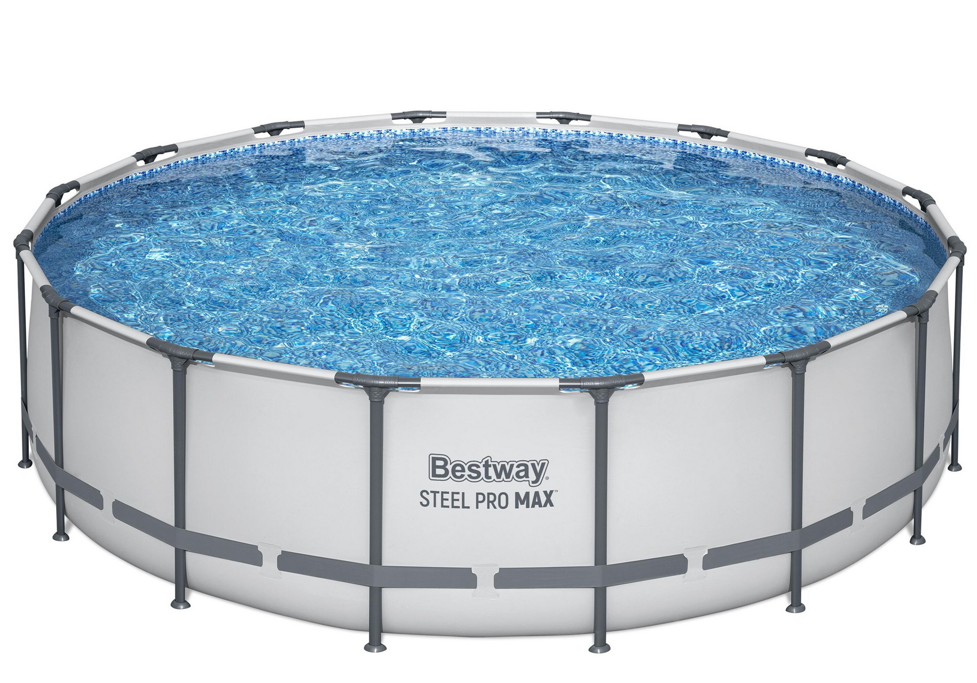 Каркасный бассейн Steel Pro Max 488х122см, Bestway 5612Z фил.-насос 5678л/ч, лестница, тент