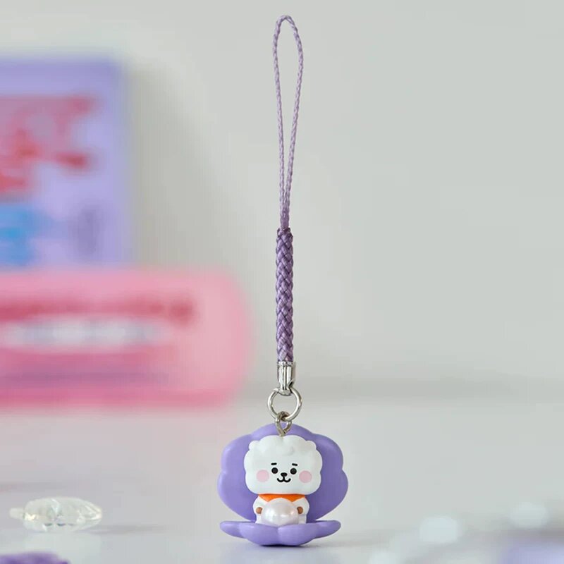 Креативный брелок-фигурка BT21 BTS BABY PEARL в виде ракушки, сувенирная продукция для сумок и сумочек Брелок RJ в