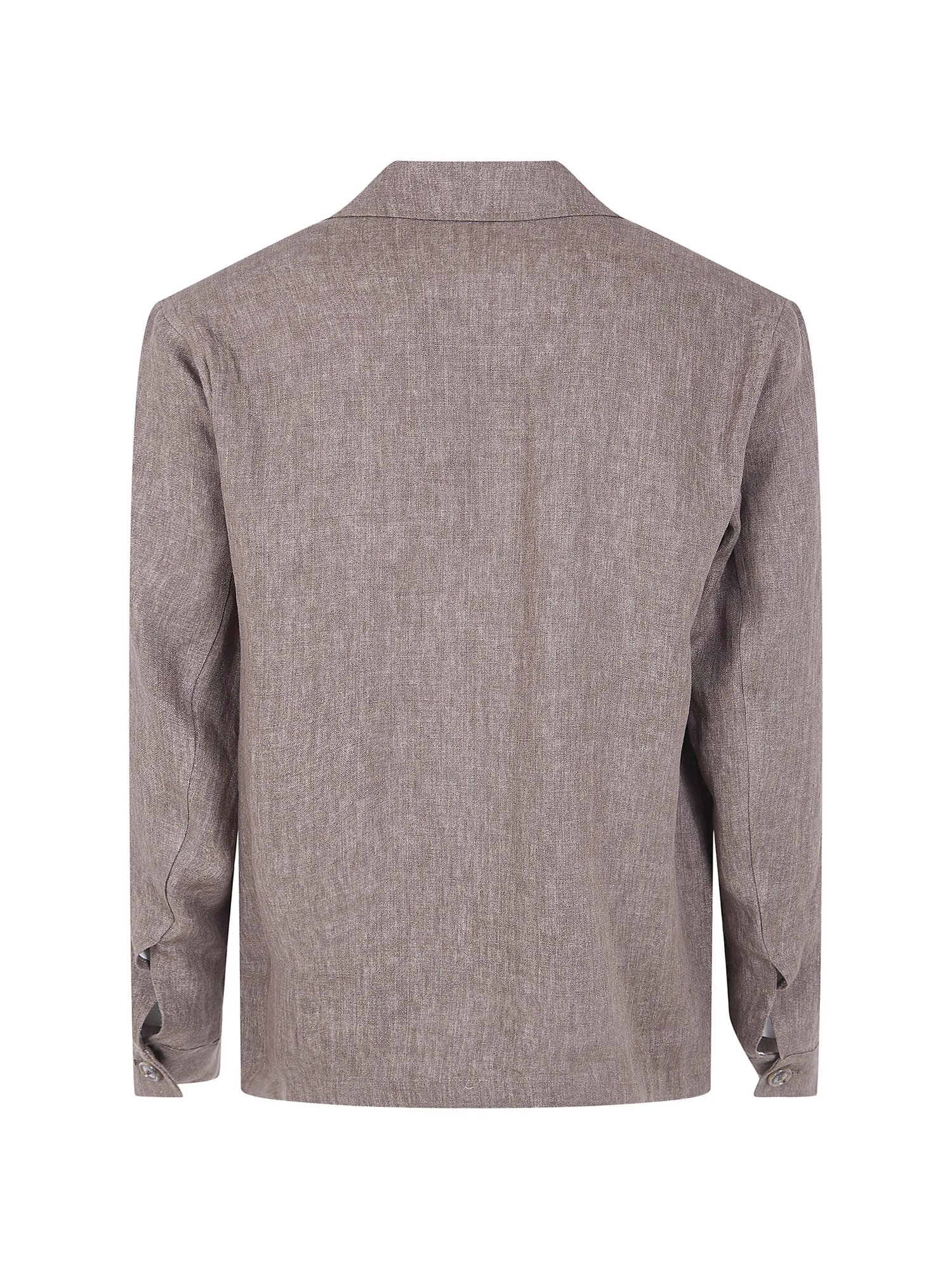 Куртка Barba Linen button-up shirt jacket, размер 50 — фото 1