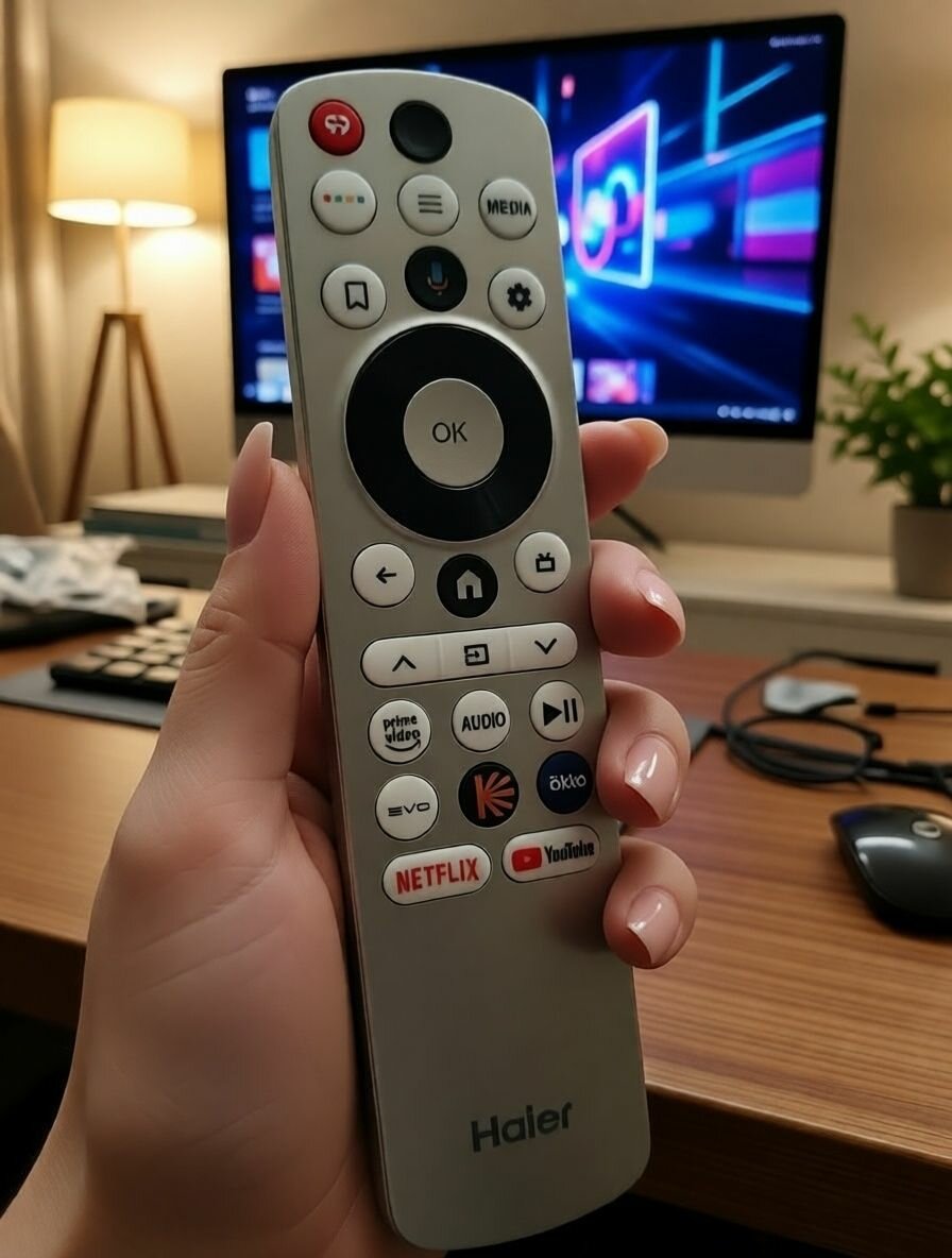 Голосовой пульт HTR-U33R для Smart TV телевизоров HAIER.