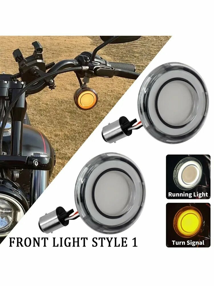 Для Softail, Sportster, Dyna, Electra Glide 1157 стильная светодиодная поворотная фара-стрелка