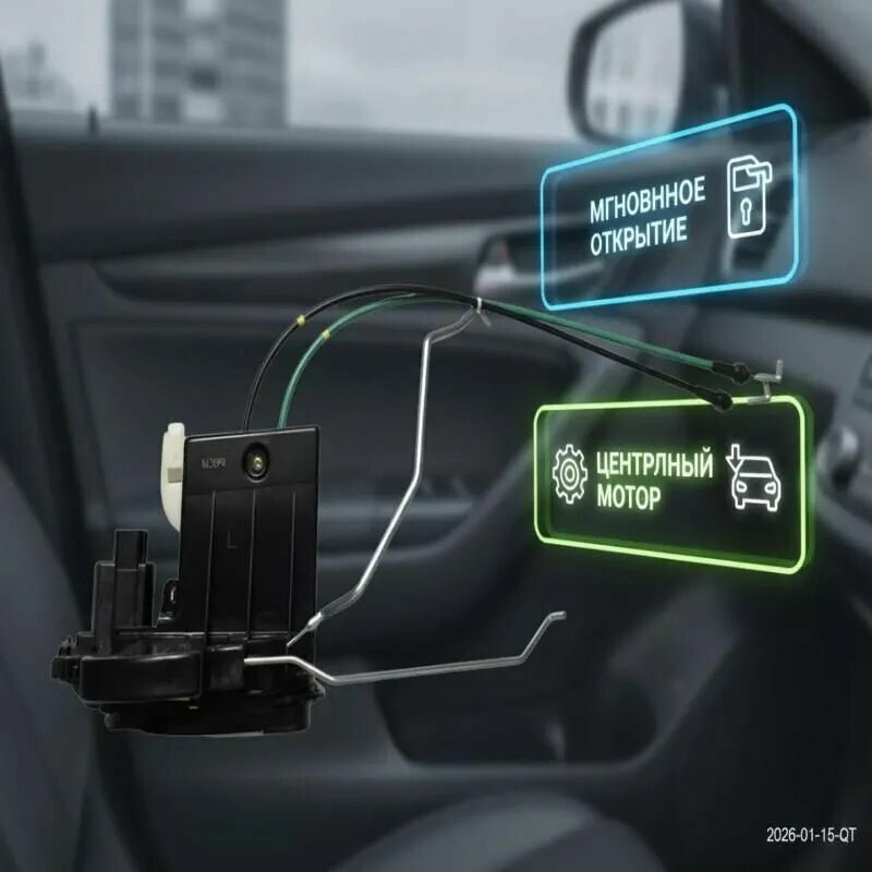 Привод замка двери (актуатор) для Kia Cerato, механизм центрального замка