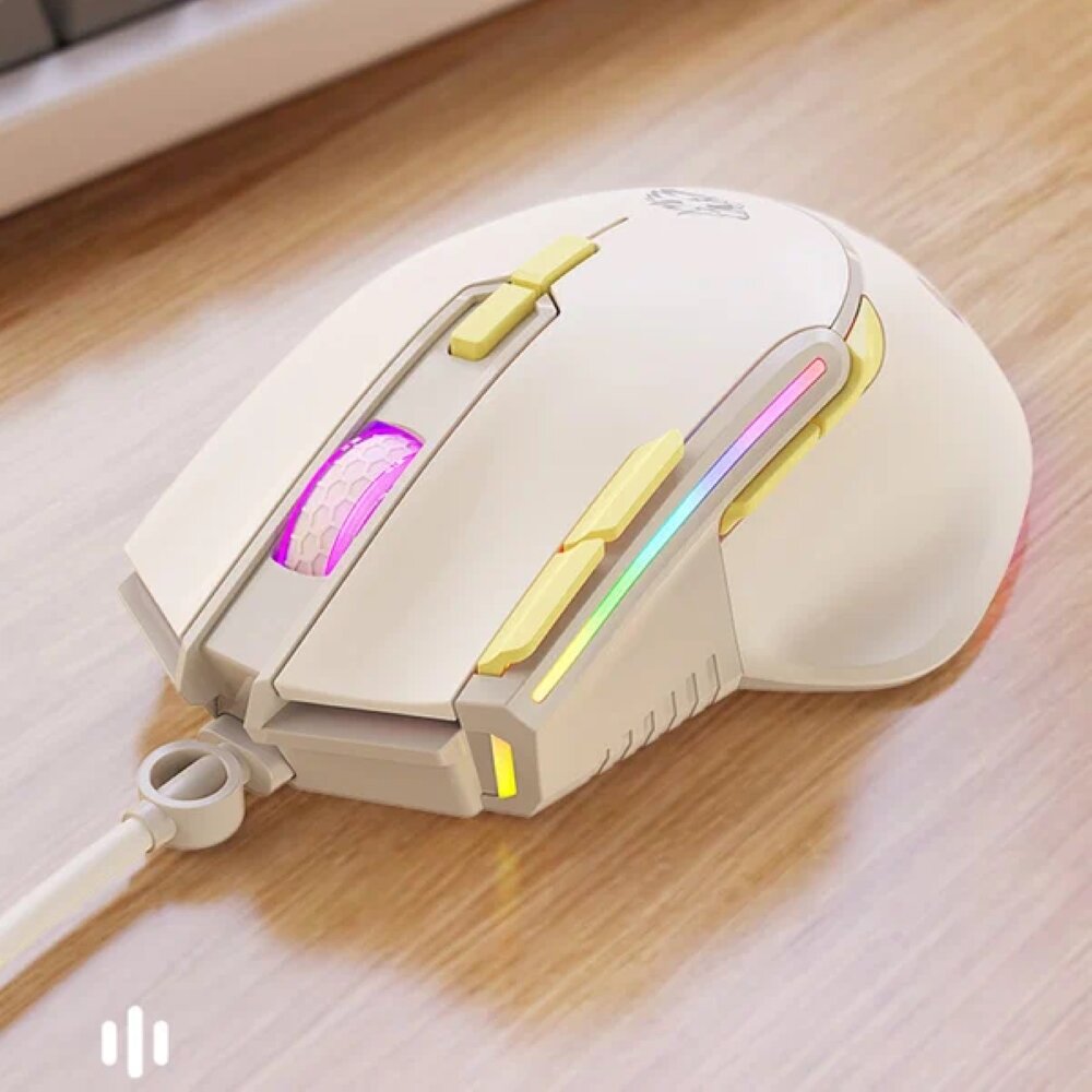 Мышь компьютерная игровая Wolf M2 12800 DPI с RGB подсветкой мышка проводная для компьютера ноутбукаМышь компьютерная игровая Wolf M2 12800 DPI с RGB подсветкой мышка проводная для компьютера ноутбука