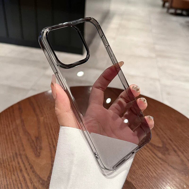Чехол Xuwen для iPhone 12 Pro Max матовый черный с защитой от пыли и антижелтой обработкой