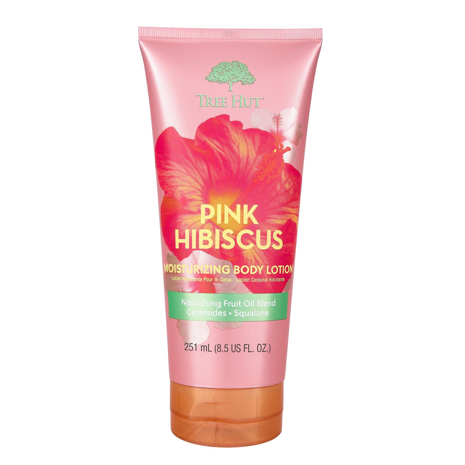 TREE HUT Pink Hibiscus Увлажняющий лосьон для тела с ароматом гибискуса 251 мл