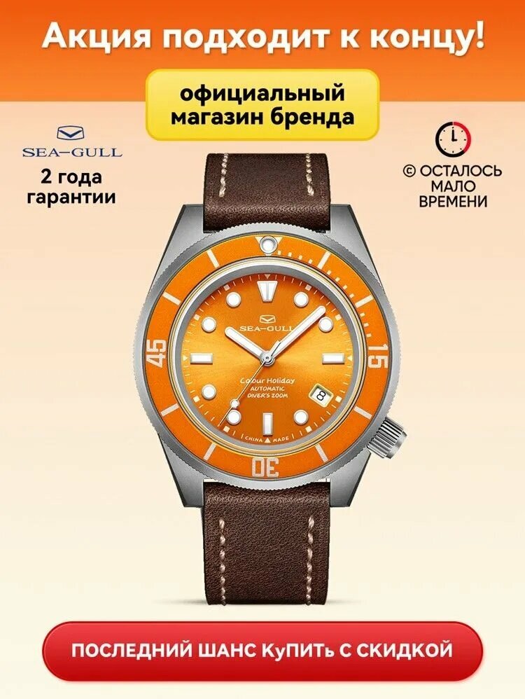 SEA-GULL Часы наручные Механические 414.97.1303