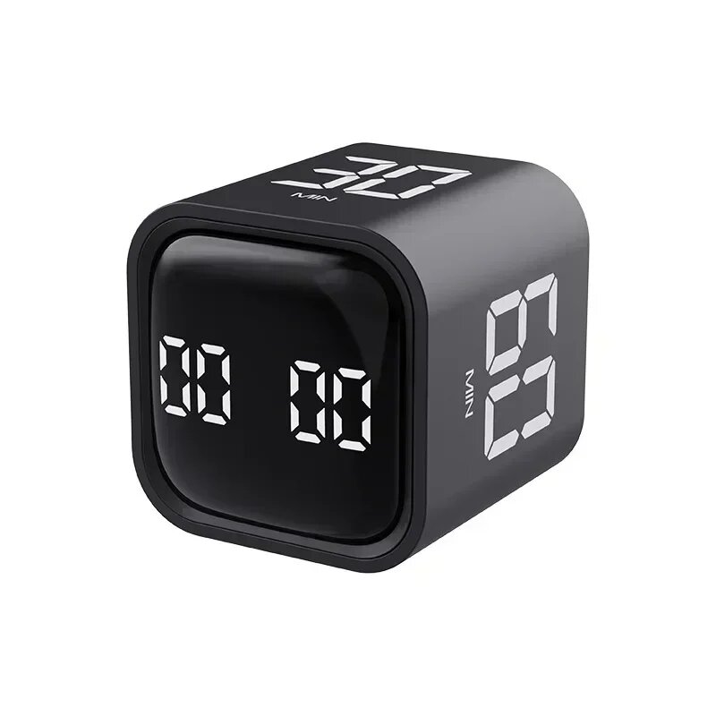 Черный кухонный таймер Productivity Cube B-Black