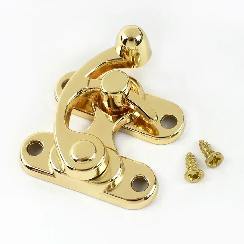 Металлические защелки для сумок Meetee 3Pcs, Желтый, LightGold