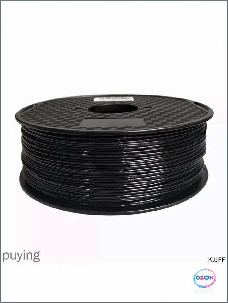 Пластик TPU 72D 1kg/1.75mm для 3D принтера, черное