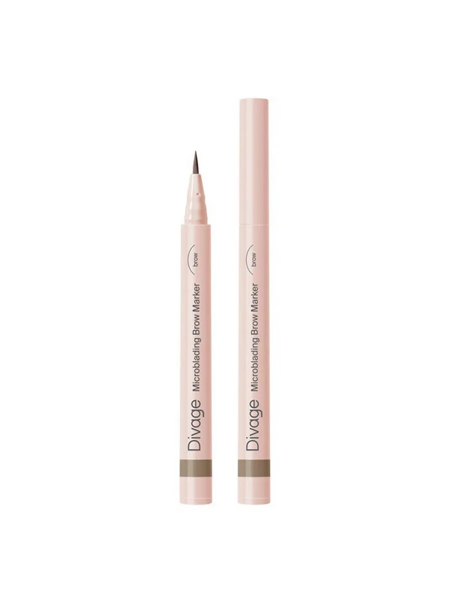 Маркер для бровей Divage Microblading тон 01 коричневый 0,7