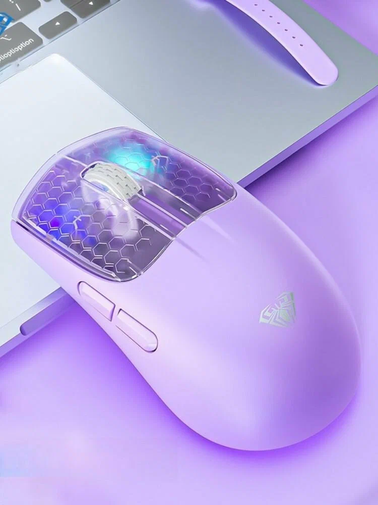AULA SC560 Мышь Для Киберспорта С Проводным Подключением / 2,4 G / Bluetooth Мышь С Прохладным Световым Эффектом