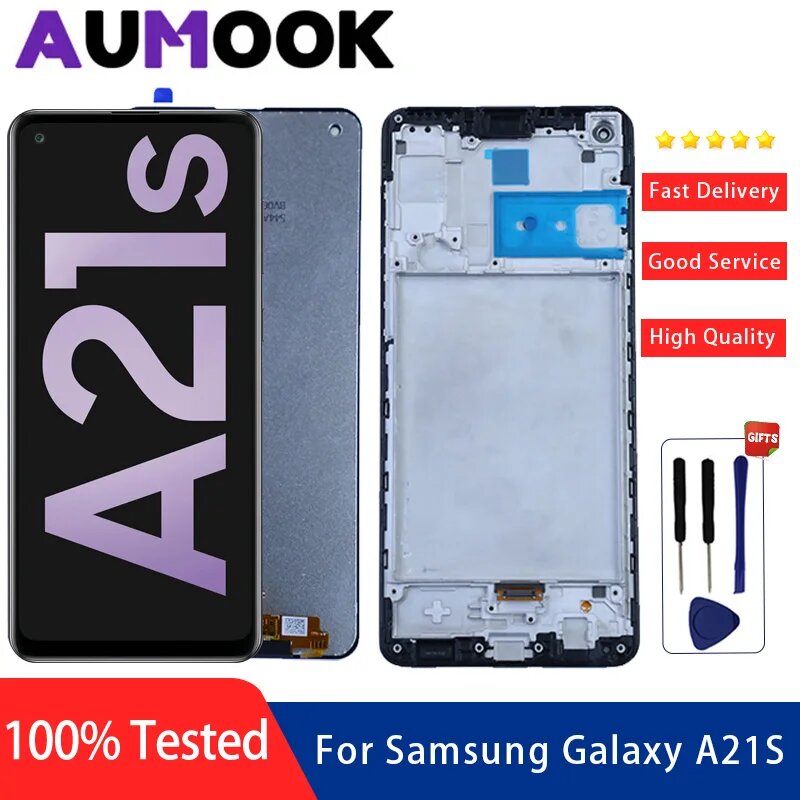 6,5 "IPS для Samsung Galaxy A21S ЖК-дисплей SM-A217F SM-A217F/DS запасные части для no frame